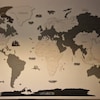 Map of the World 3D, Laser Cut File, SVG, EPS, DXF, Cdr, Pdf ...