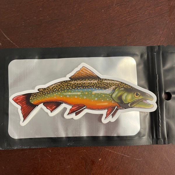 Cowboy Rainbow Trout Fly Fishing Sticker - Etsy