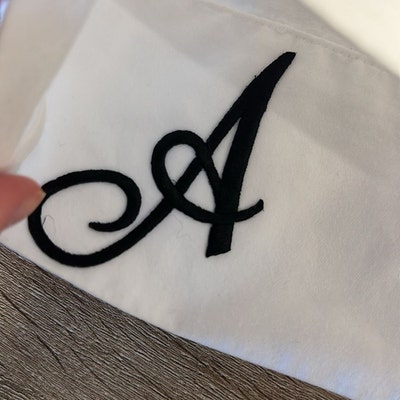 26 Letter Monogram Alphabet Patch Kit, Script Iron on Appliques, High ...