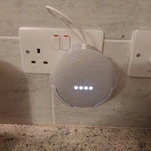 Google Home Mini Plug Socket Mount UK 3D Printed new Upgraded | Etsy