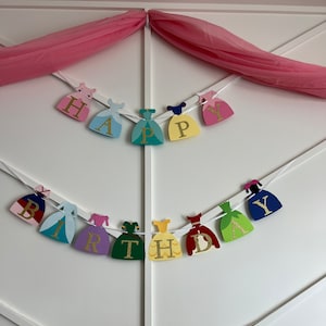 Princess Name Banner, Princess Dress Banner, Paper Princess Dress ...
