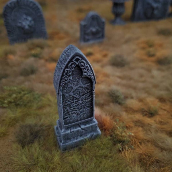 12th Scale Handmade Miniature Tombstone, Cemetery Gravestone, Aged ...