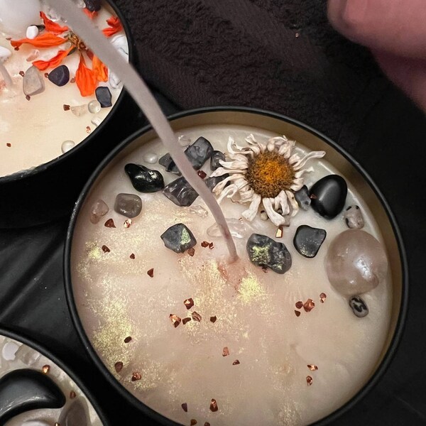 Full Moon Crystal Confetti Mystery Scoop Crystal Dip - Etsy