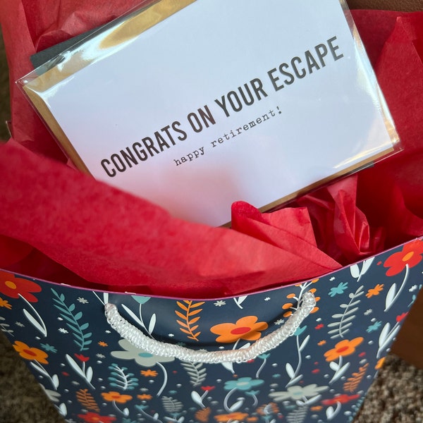 Congrats on Your Escape - Happy Retirement // Funny and Sarcastic ...