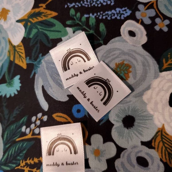 Custom Brand Label - Sewn Flat - Garment Label - Printed Clothing ...