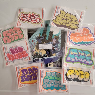 Custom Graffiti Sticker your Name/tag Tiktok Feature A1 USPS 228 - Etsy