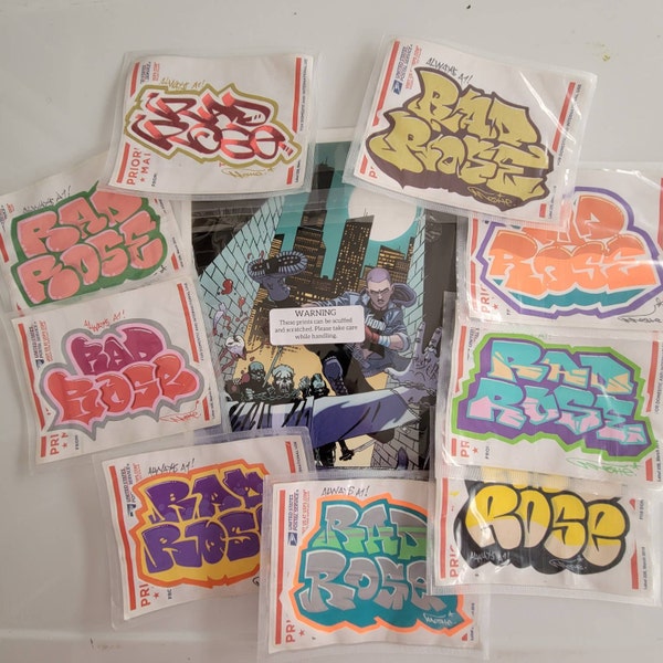 Custom Graffiti Sticker Your Nametag Tiktok Feature A1 Usps 228 Etsy