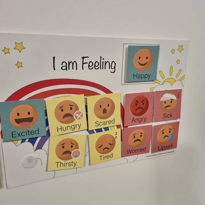 Visual Emotions Chart: Perfect for Toddlers, SEN, Autism, and ADHD ...