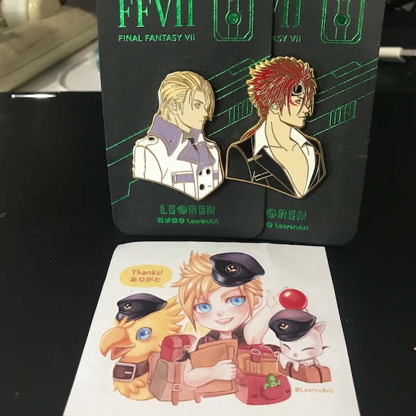 Final Fantasy VII Remake / FF7R - Hard Enamel Pin - Etsy