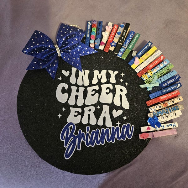 Pin Me Pin Holder Spirit Pin Holder Cheer Gift Cheerleader Gift Comp ...