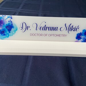 Desk Name Plate Office Supply Personalized Secretary Sign Gift | Etsy