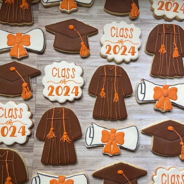 Graduation Cap, Diploma, and Gown Cookie Cutter Set - Grad ...