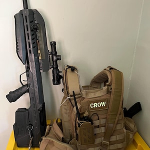 Union Jack Flag With Three Text Lines Custom Your Own Text Lasercut Patch Customized IR Combat ...