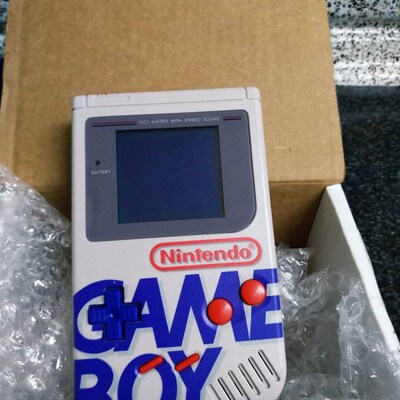 Custom Backlit Gameboy DMG, Modded Bivert Nintendo Game Boy With Glass ...