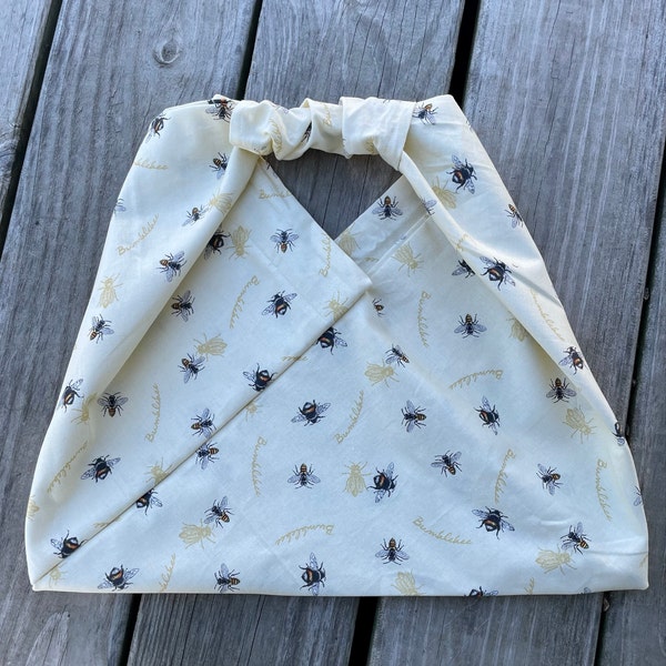 Small Japanese Folded Bag | PDF Sewing Pattern With Tutorial | Instant ...