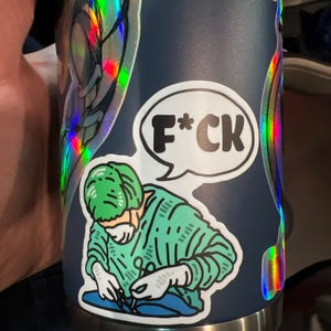 F*CK Sticker,surgeon Sticker,doctor Sticker,veterinarian Sticker ...