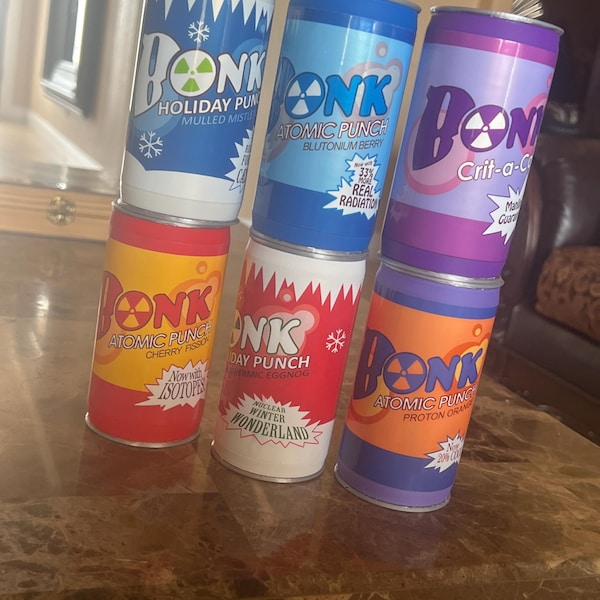 TF2 BONK! Prop Replica Atomic Punch & Crit-a-cola Team Fortress 2 Scout ...