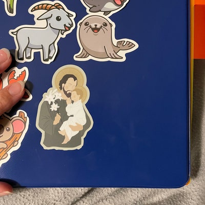 St. Joseph Sticker, Saint Joseph Decal, Saint Sticker, Catholic Sticker ...