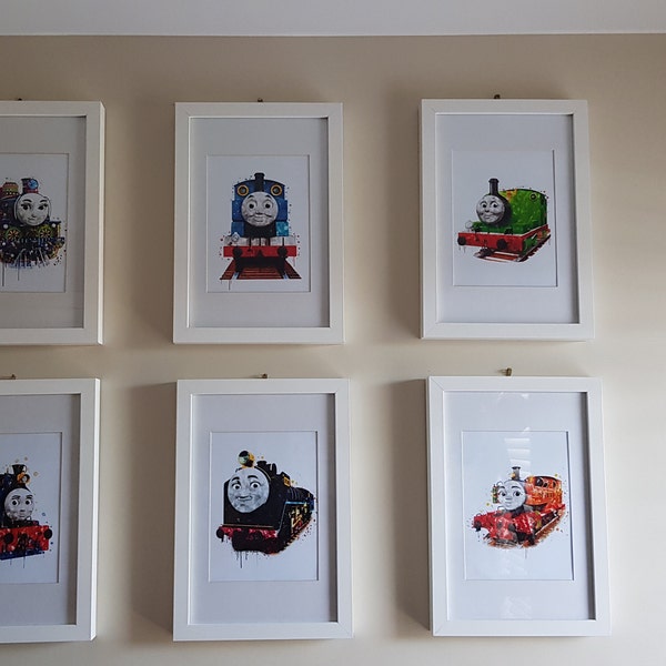Thomas and Friends Timothy Art Print Watercolor Poster Tank Engine ...