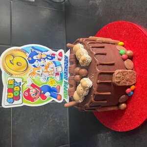 Super Mario Bros V Sonic the Hedgehog Unofficial Theme Personalised ...