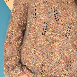 October Day Sweater Knitting Pattern english - Etsy