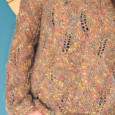 October Day Sweater Knitting Pattern english - Etsy