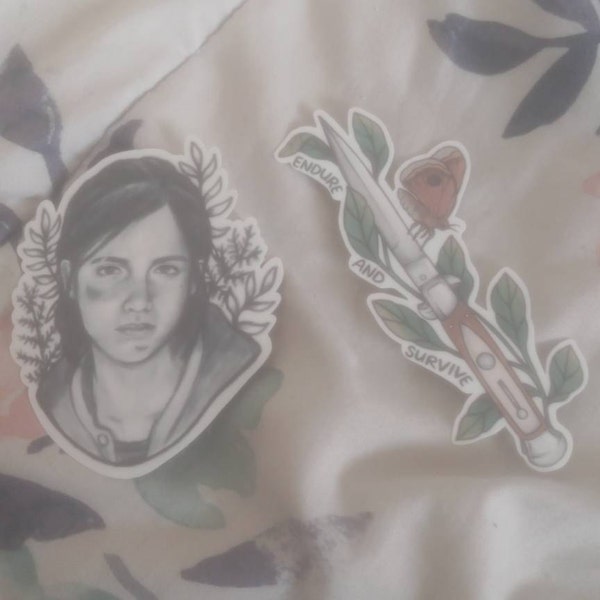 The Last of Us Sticker | Ellie With Giraffe | TLOU Sticker | Waterproof ...