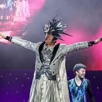 Sukah Synth Futuristische Cyborg Kopfbedeckung Halo Hut Kopfschmuck ...