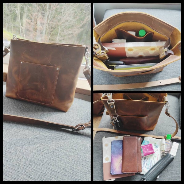 Leather Laptop Bag Women Camel Color, Laptop Bag for 13 Laptop, Large ...