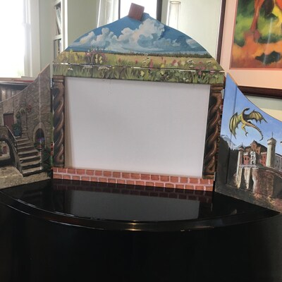 Kamishibai Mini Theater. Butai With Frame for Shadow Puppets - Etsy