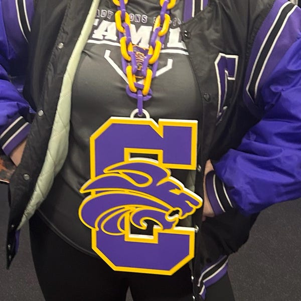 Custom 3D Printed Hype Chain Oversized Sports Fan MVP Award - Etsy