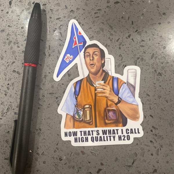 You Can Do It! Waterboy Vinyl Sticker (matte Finish) - Etsy