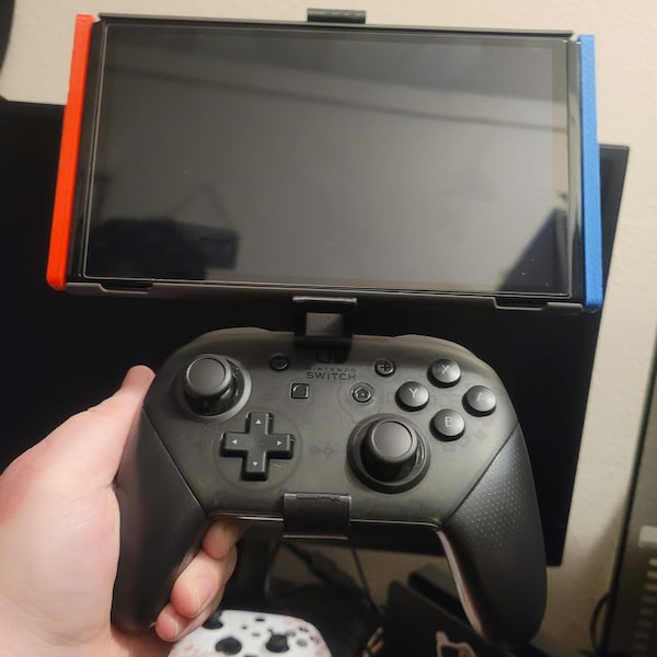 3D Printed Switch Pro Controller Clip Mount - Etsy