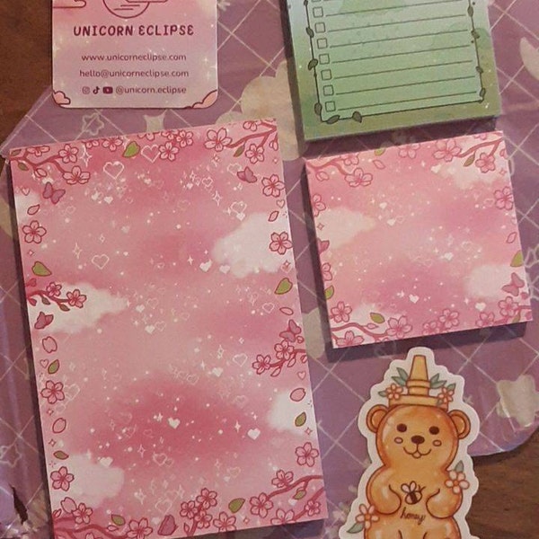 Lilypad Cute Aesthetic Sticky Note - Etsy