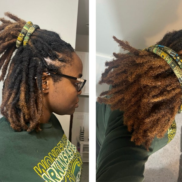 Dreadlock Wrap and Charmed Hair Rings, Thin Wire Twistable Hair Tie ...