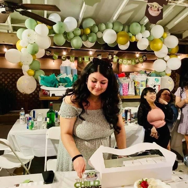 Baby Alien Baby Shower Banner - the Child is Coming Banner - the Child ...