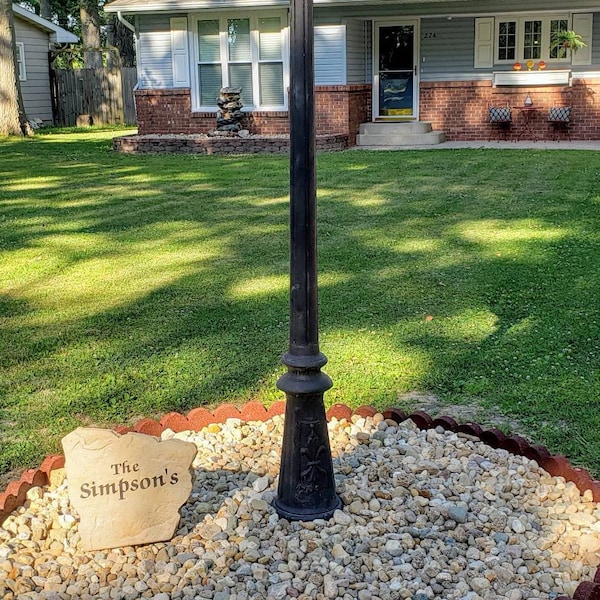 Name Stone - Engraved Rock - Personalized - Garden Stone - House Entry ...