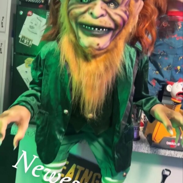 Leprechaun Inspired Free Standing Prop Four Foot Tall With Hat and ...