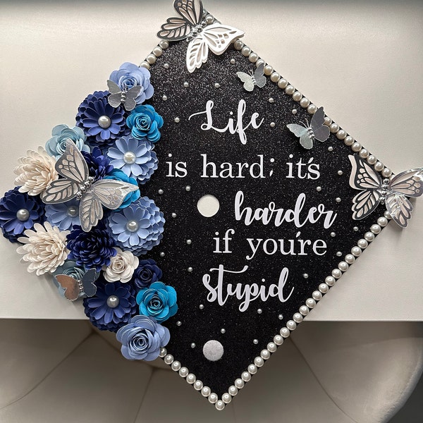 Pink Graduation Cap Topper - Etsy