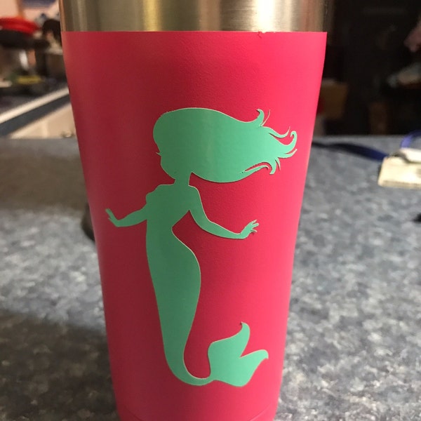 Mermaid V6 Custom Vinyl Decal Sticker - Choose Your Color and Size - Etsy