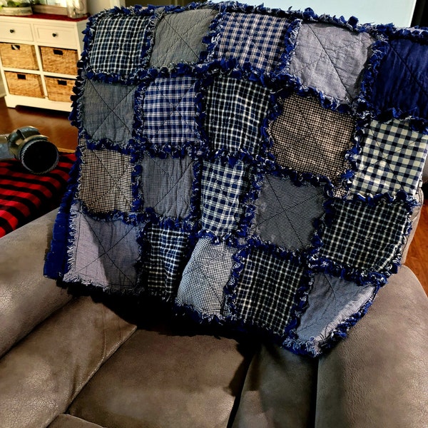 Plaid Rag Quilt - Etsy