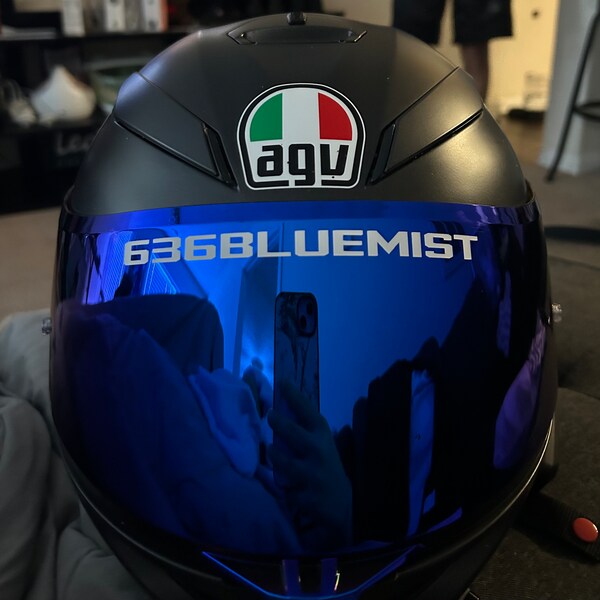 Custom Vinyl Decal for Motorcycle Helmet / Visor Strip / Racing Sticker ...