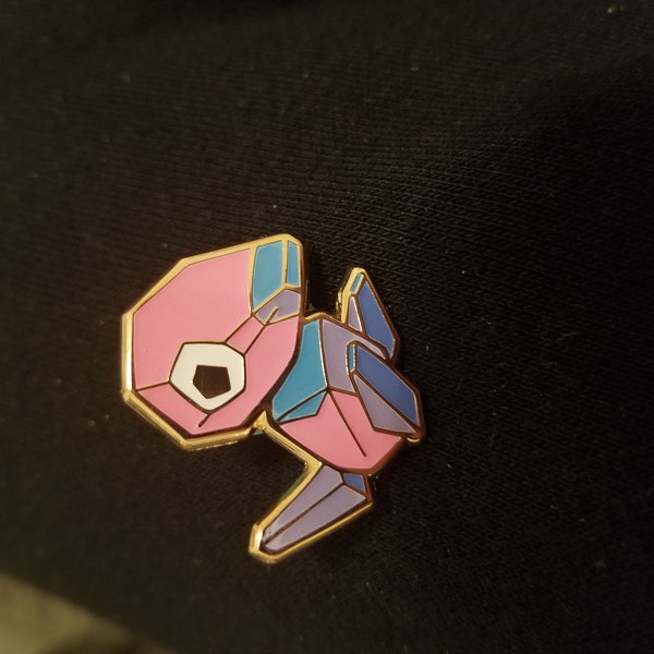 Porygon Glow-in-the-dark Hard Enamel Pin - 1in. - Etsy