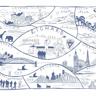 Putney Map Illustration London Hand Drawn Map Illustration - Etsy UK