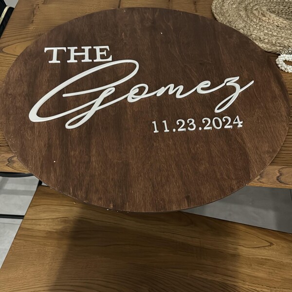 Birthday Backdrop Name Sign, Name Sign for First Birthday Party, Wood ...