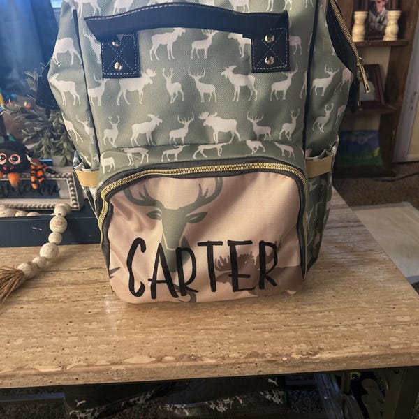 Personalized Mallard Duck Diaper Bag, Baby Hunting Diaper Bag, Duck ...