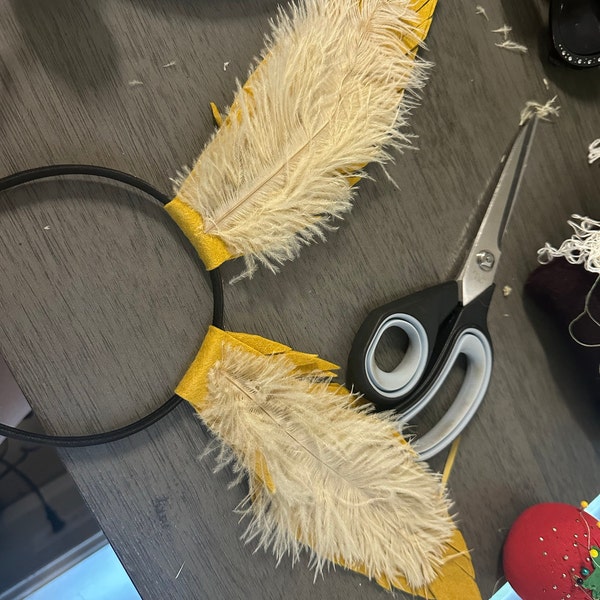 White Moth Antennae Headband - White Antennas Moth Crown Moth Headband ...