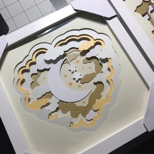 3D Cat, 3D Paper Cut Shadow Box Template, Multicolor Cat Svg ...