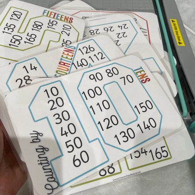 Skip Counting Cards, Printable Multiplication Resources, Homeschool ...