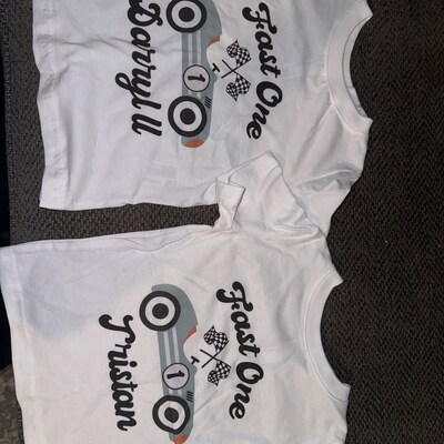 Personalized Fast One Matching Family Birthday Shirt, 1st Birthday ...